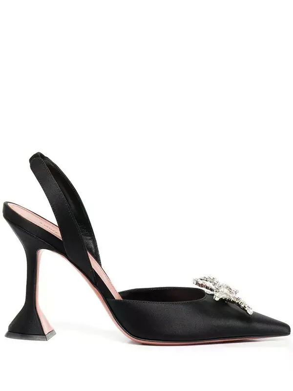 Amina Muaddi Rosie 95mm Crystal-embellished Pumps