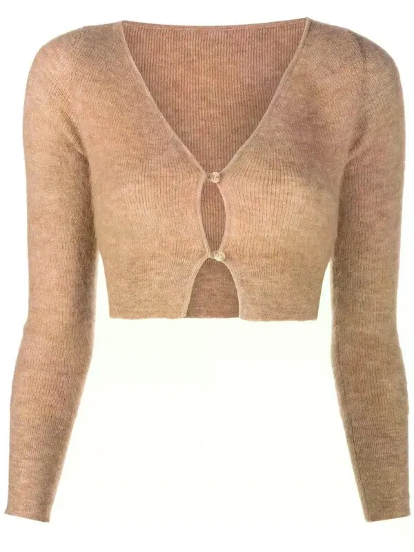 Jacquemus Le Cardigan Alzou Cardigan - Brown