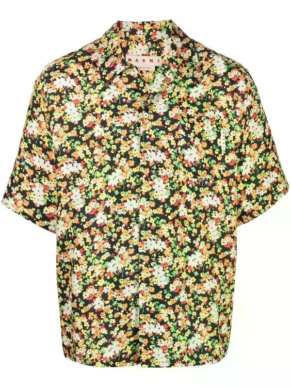 Marni Floral Short-sleeve Shirt