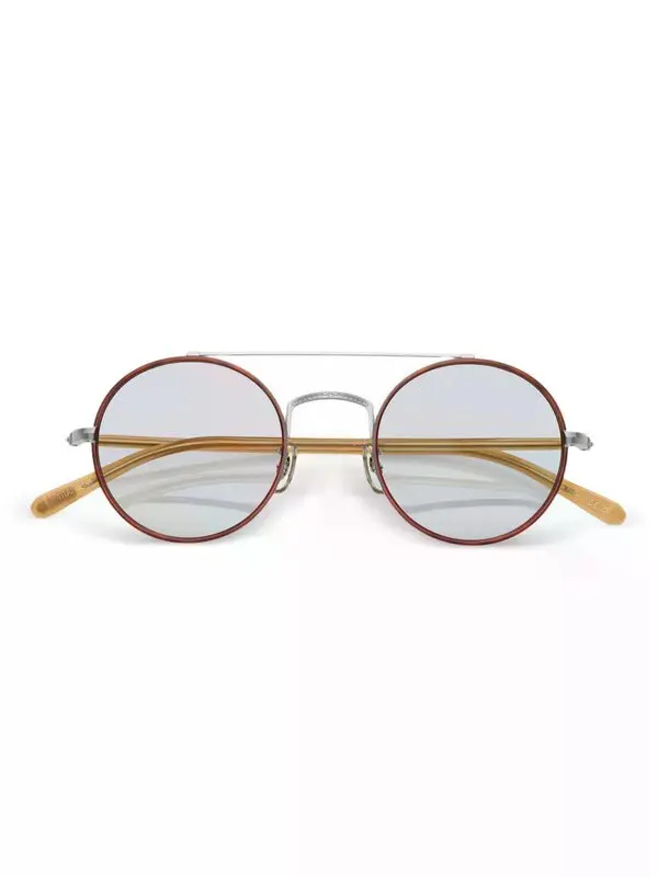 Oliver Spencer Round-frame Glasses - Brown