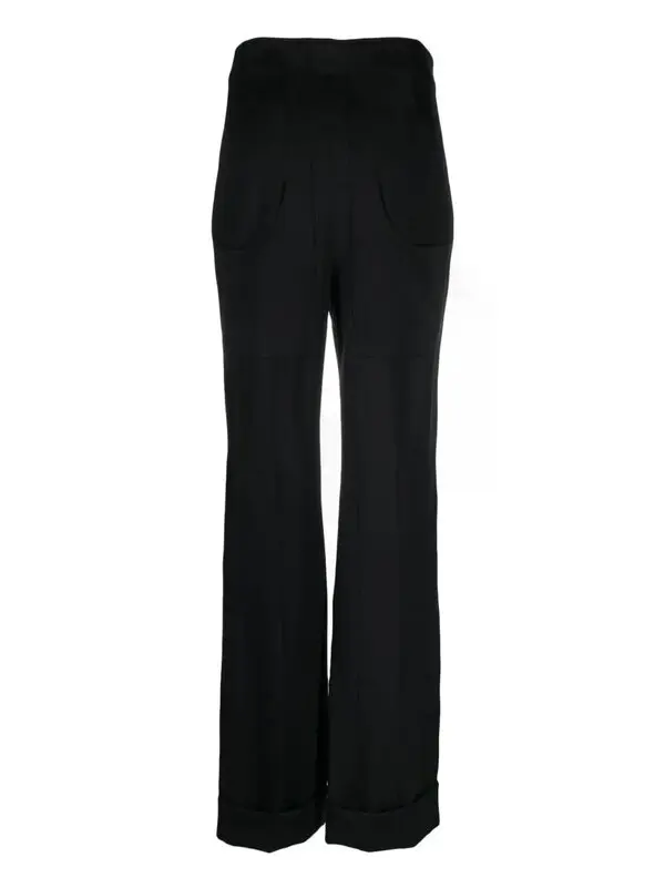 WEINSANTO Tie-fastening High-waisted Trousers