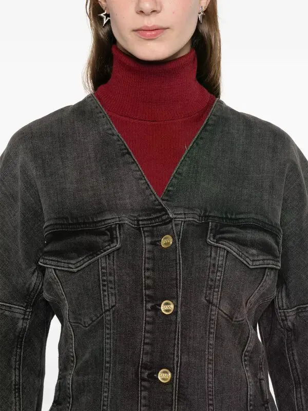 GANNI Washed Denim Jacket