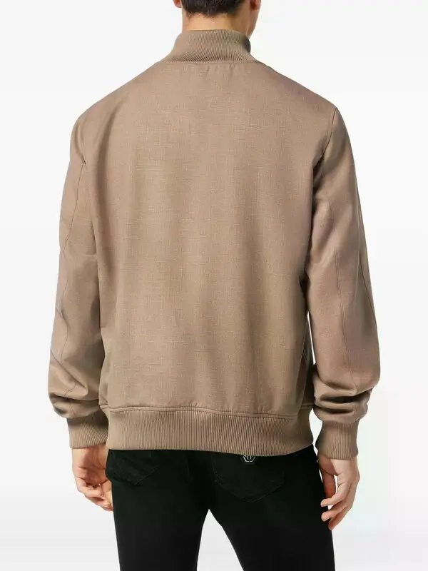 Philipp Plein Logo-patch Jacket - Brown