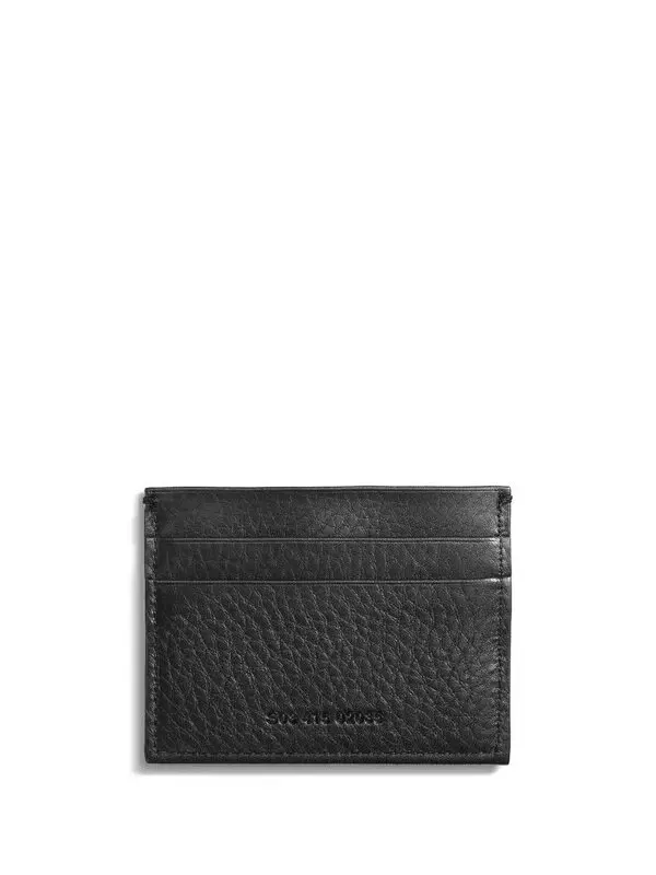 Shinola 5 Pocket Grained-leather Card Holder - Black