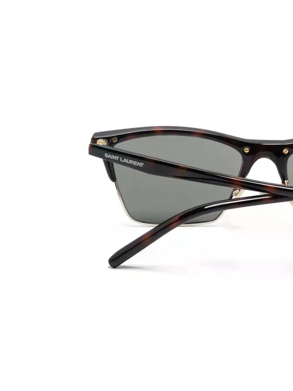 Saint Laurent Square-frame Sunglasses - Brown