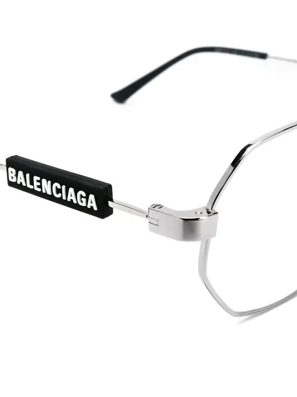 Balenciaga Logo Pilot Sunglasses