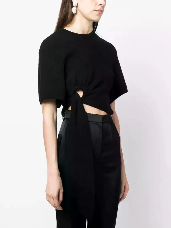 Nanushka Davita Asymmetric Terrycloth Top