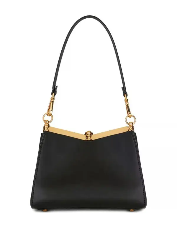 Etro Vela Leather Shoulder Bag - Black
