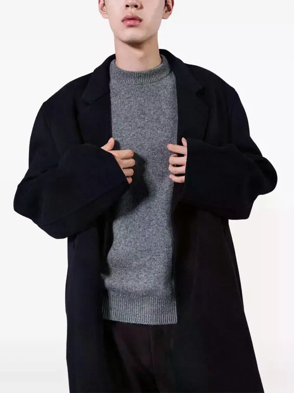 Prada Regenerated Cashmere Short-sleeve Sweater - Grey
