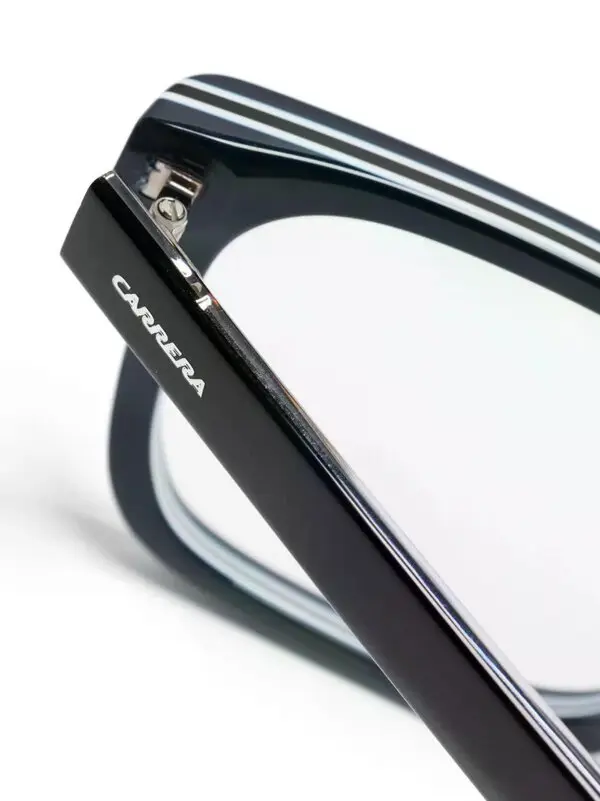 Carrera Eyewear Stripe-detail Square-frame Glasses