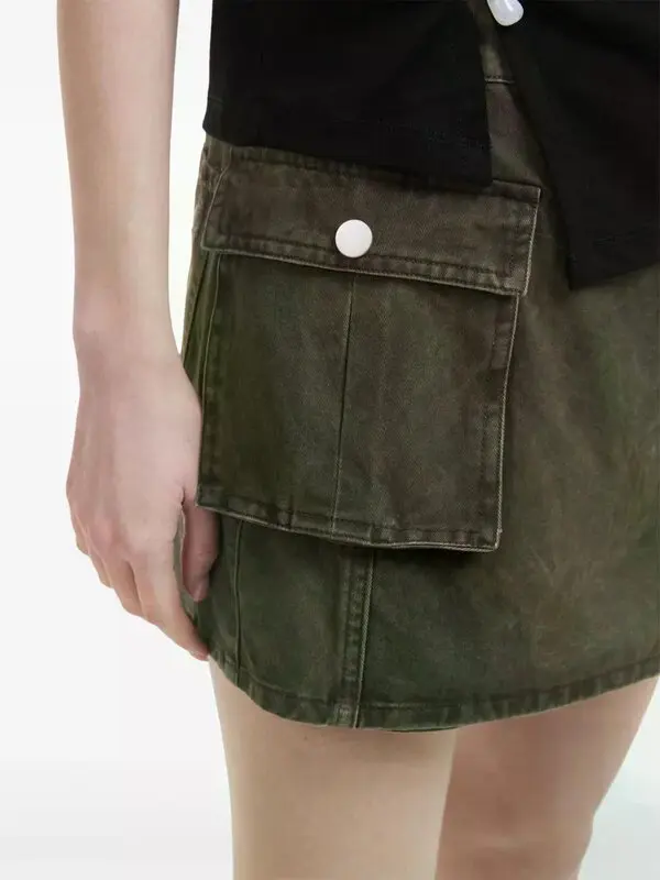 B+AB Distressed Panelled Shorts