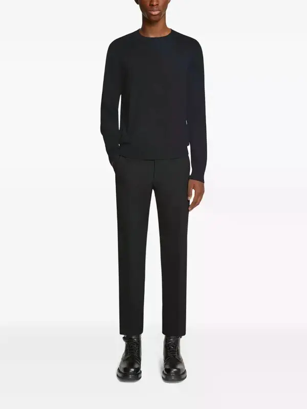 Dries Van Noten Merino Wool Crew Neck Sweater