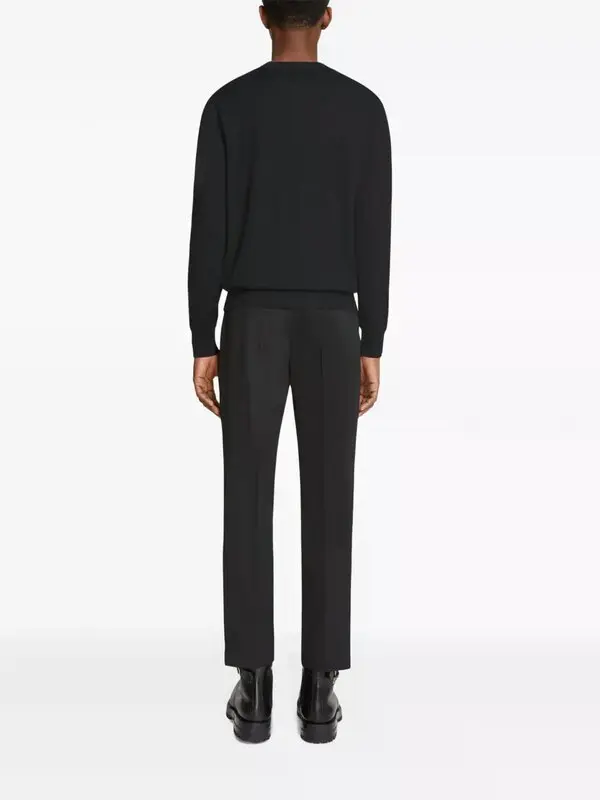 Dries Van Noten Merino Wool Crew Neck Sweater