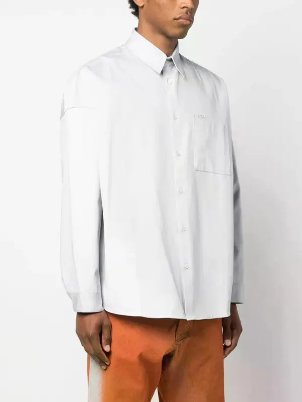 Marni Logo-embroidered Cotton Shirt
