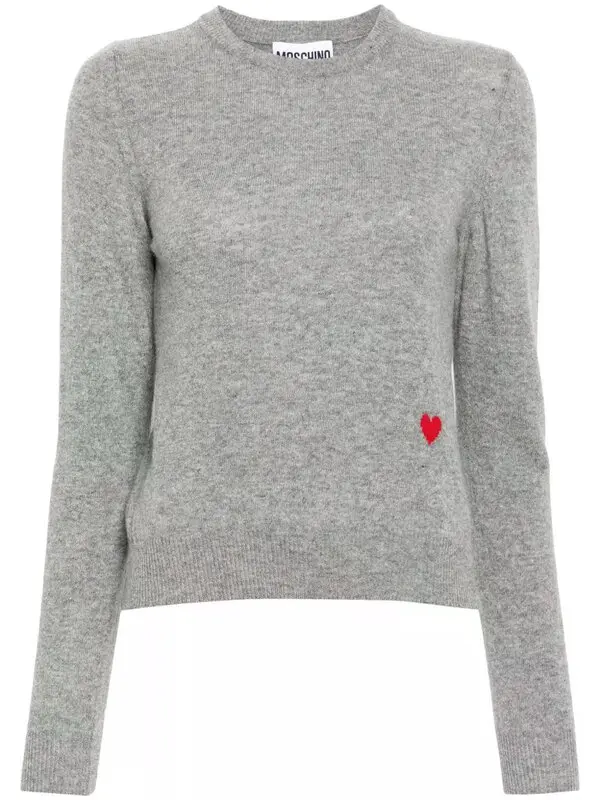 Moschino Heart-embroidered Sweater