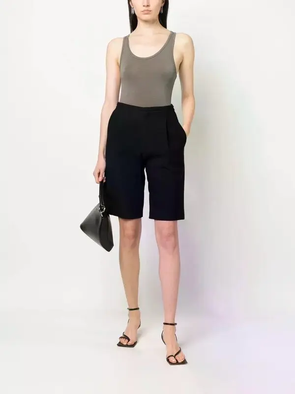 THOM KROM Sleeveless Top With Contrast Stitching