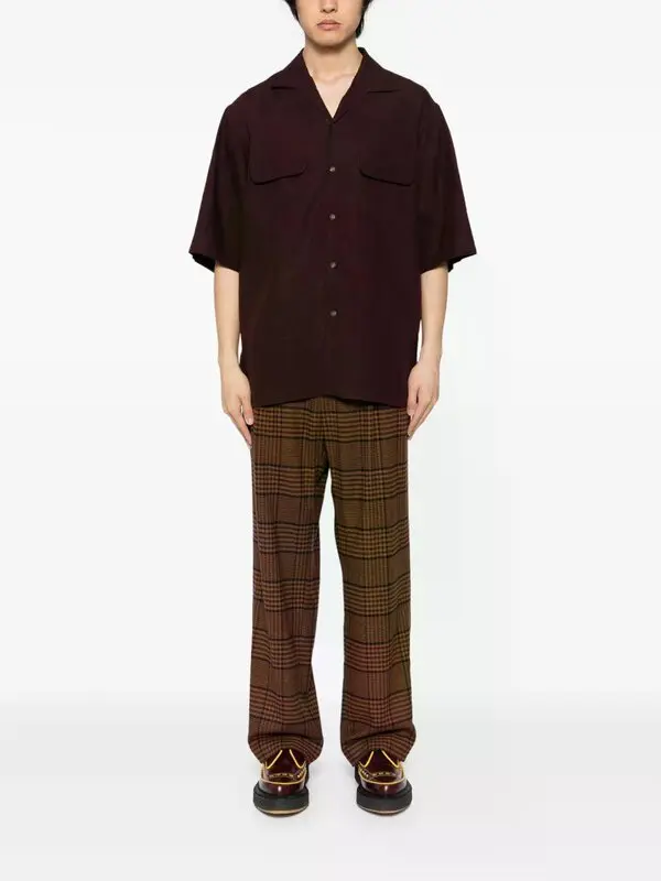 CALMLENCE Open-collared Shirt