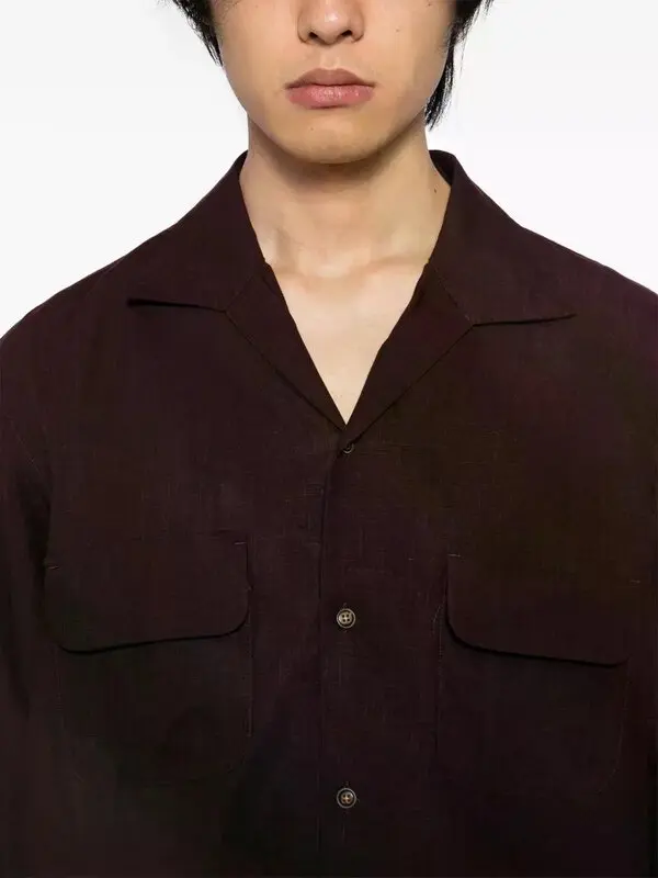 CALMLENCE Open-collared Shirt