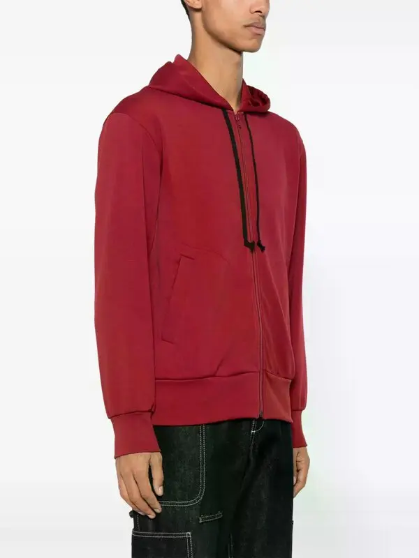 Play Comme Des Garcon Logo-appliqué Hoodie