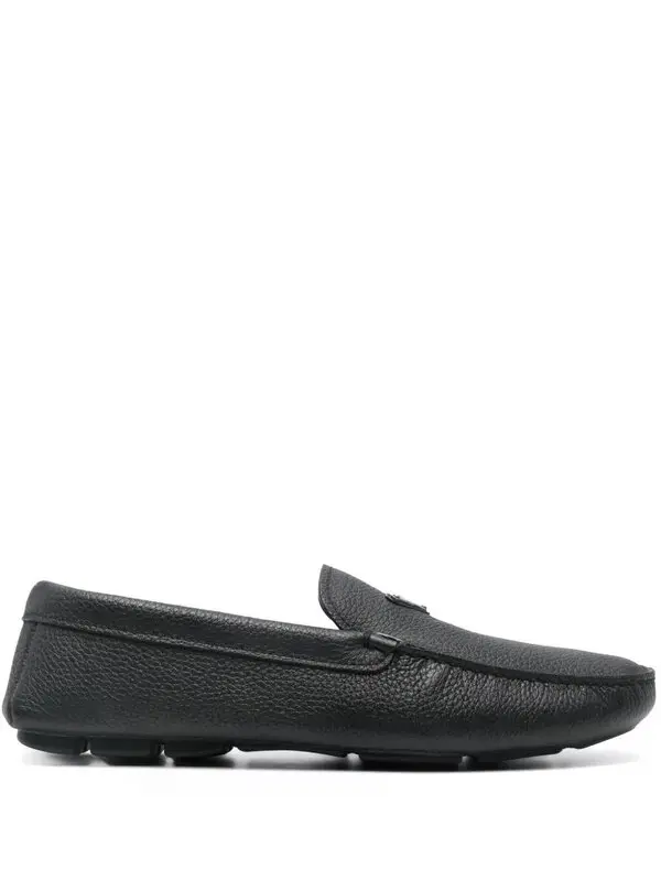Prada Triangle Logo Loafers