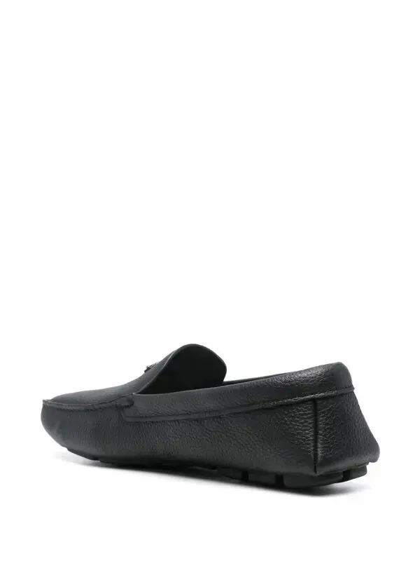 Prada Triangle Logo Loafers
