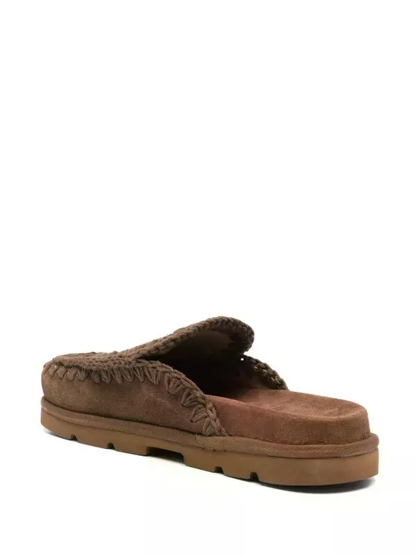 Mou Decorative-stitching Mules
