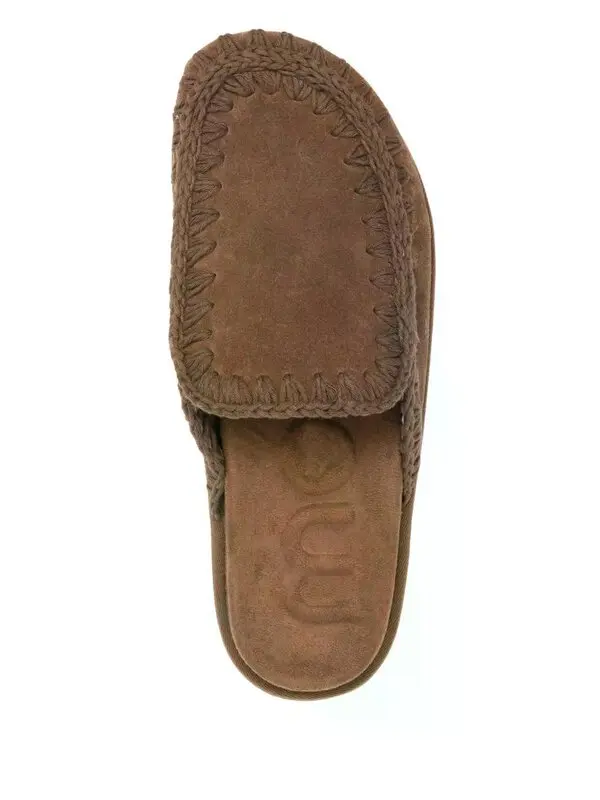 Mou Decorative-stitching Mules