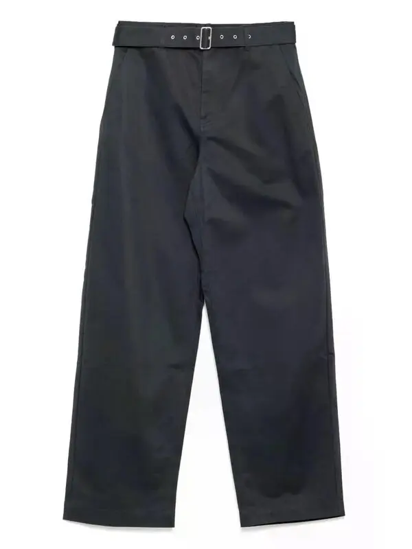 Maison Kitsuné Belted Trousers - Grey