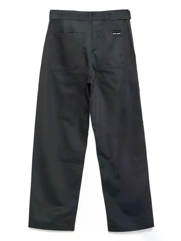 Maison Kitsuné Belted Trousers - Grey
