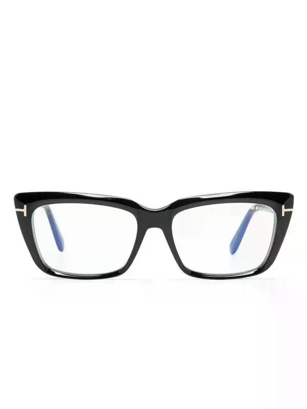 TOM FORD Rectangular-frame Optical Glasses - Black