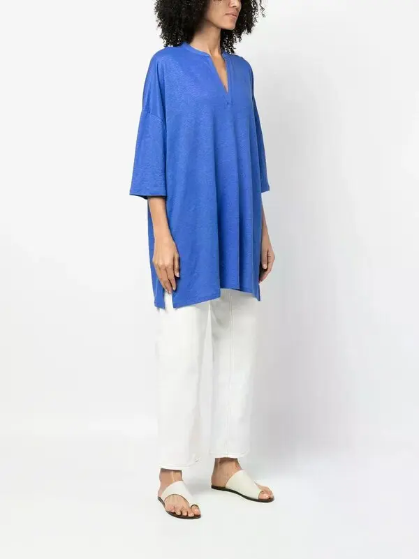 Majestic Filatures Three-quarter Sleeve Tunic Top