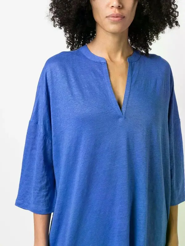 Majestic Filatures Three-quarter Sleeve Tunic Top