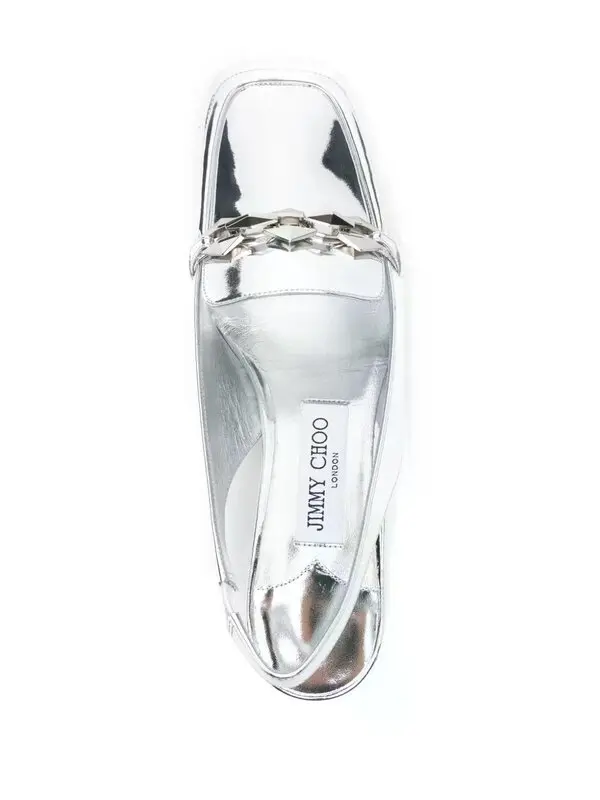 JIMMY CHOO Diamond Tilda 45mm Pumps - Silver