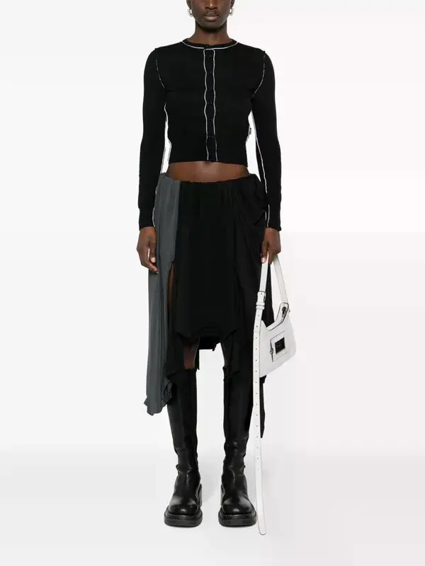 Acne Studios T-shirt Patchwork Skirt