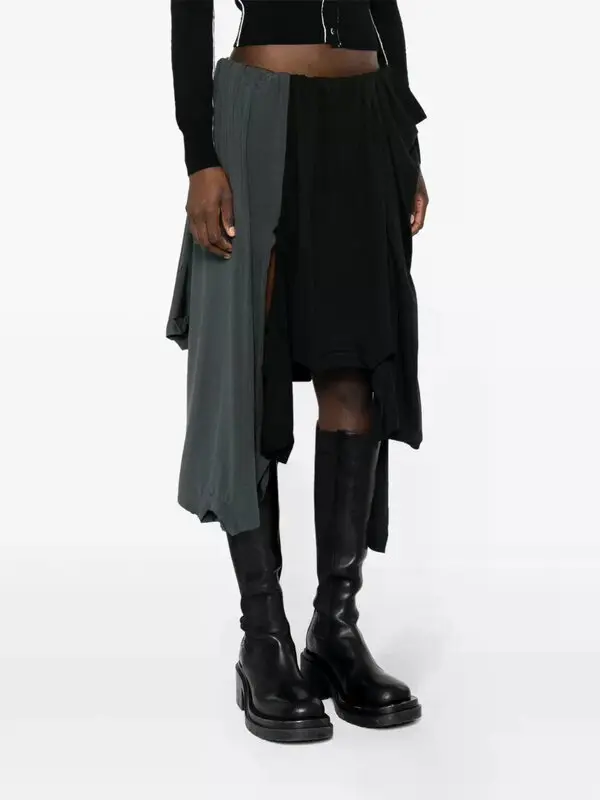 Acne Studios T-shirt Patchwork Skirt