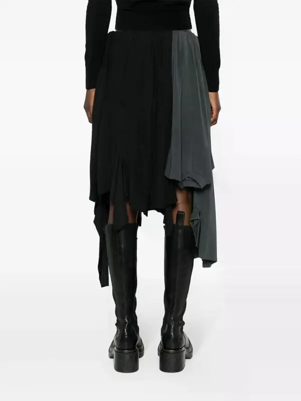 Acne Studios T-shirt Patchwork Skirt
