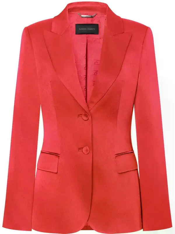 Alberta Ferretti Satin Blazer