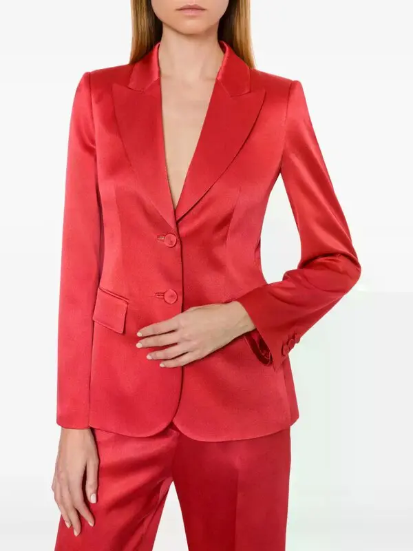 Alberta Ferretti Satin Blazer