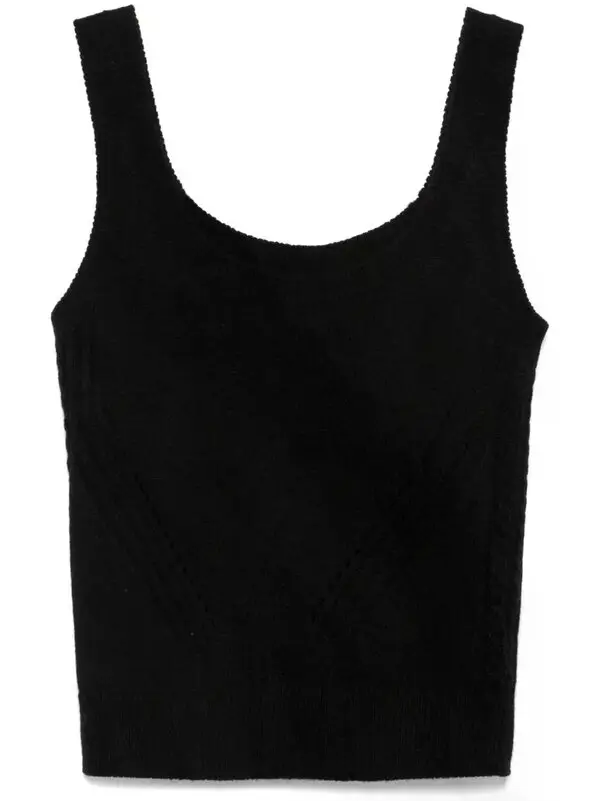 Ermanno Scervino Knitted Tank Top