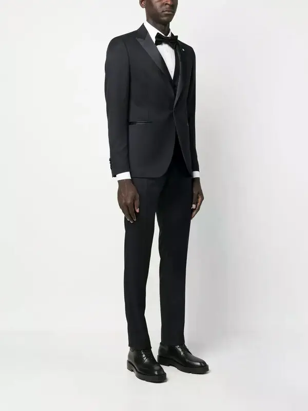 Tagliatore Single-breasted Tuxedo Suit - Blue