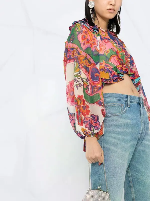 Attico Stonewashed Boyfriend Fit Jeans