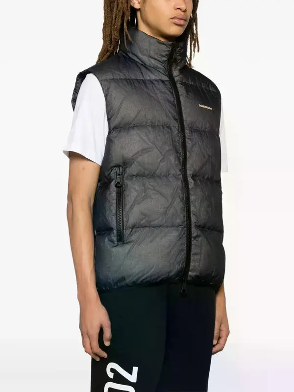 Dsquared2 Logo-embossed Ripstop Puffer Vest