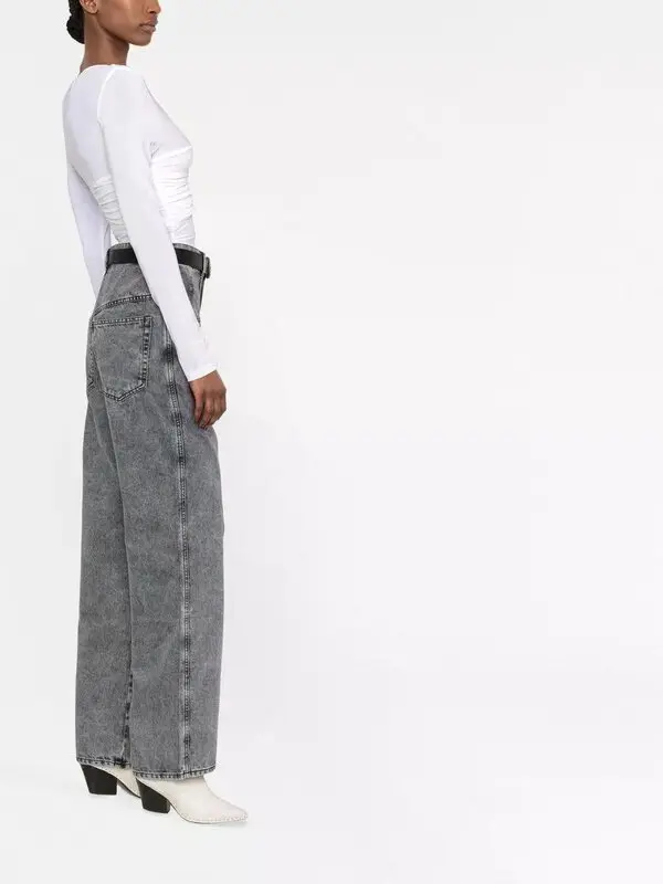 Isabel Marant Étoile Gathered-detail Long-sleeve Top