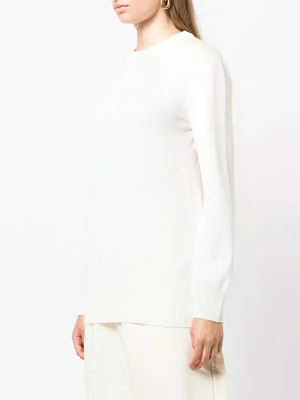 JIL SANDER Crew-neck Merino Wool Sweater