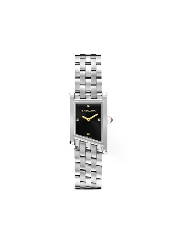 FERRAGAMO Asymetrique 37mm Watch - Black