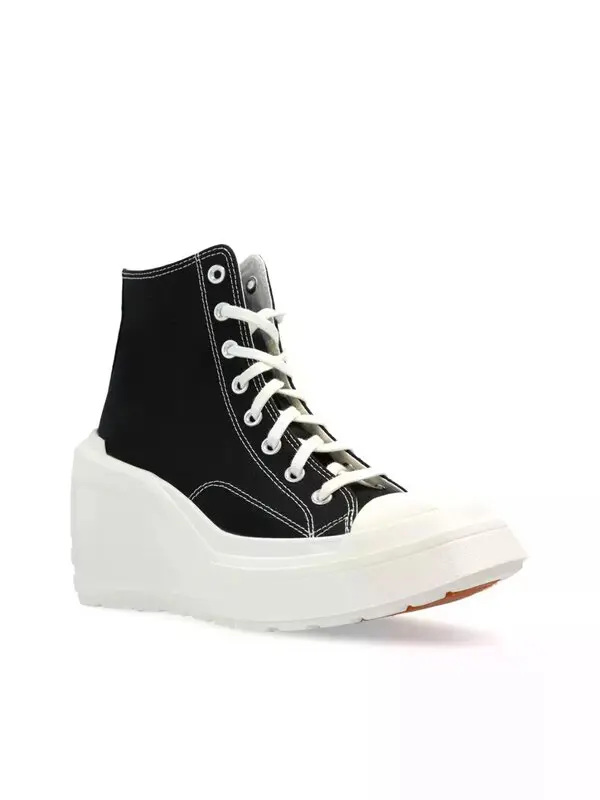 CONVERSE 110mm Chuck 70 De Luxe Wedge Hi Sneakers - Black