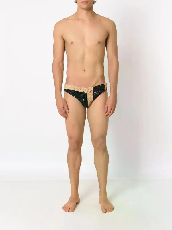 AMIR SLAMA Crochet Swim Briefs