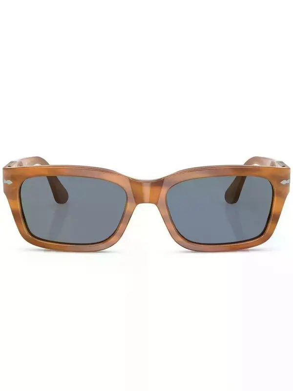 Persol Rectangle-frame Tinted Sunglasses - Brown