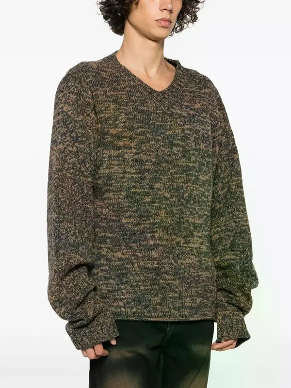 Undercover Intarsia-knit Wool Jumper