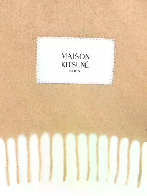 Maison Kitsuné Logo-patch Scarf
